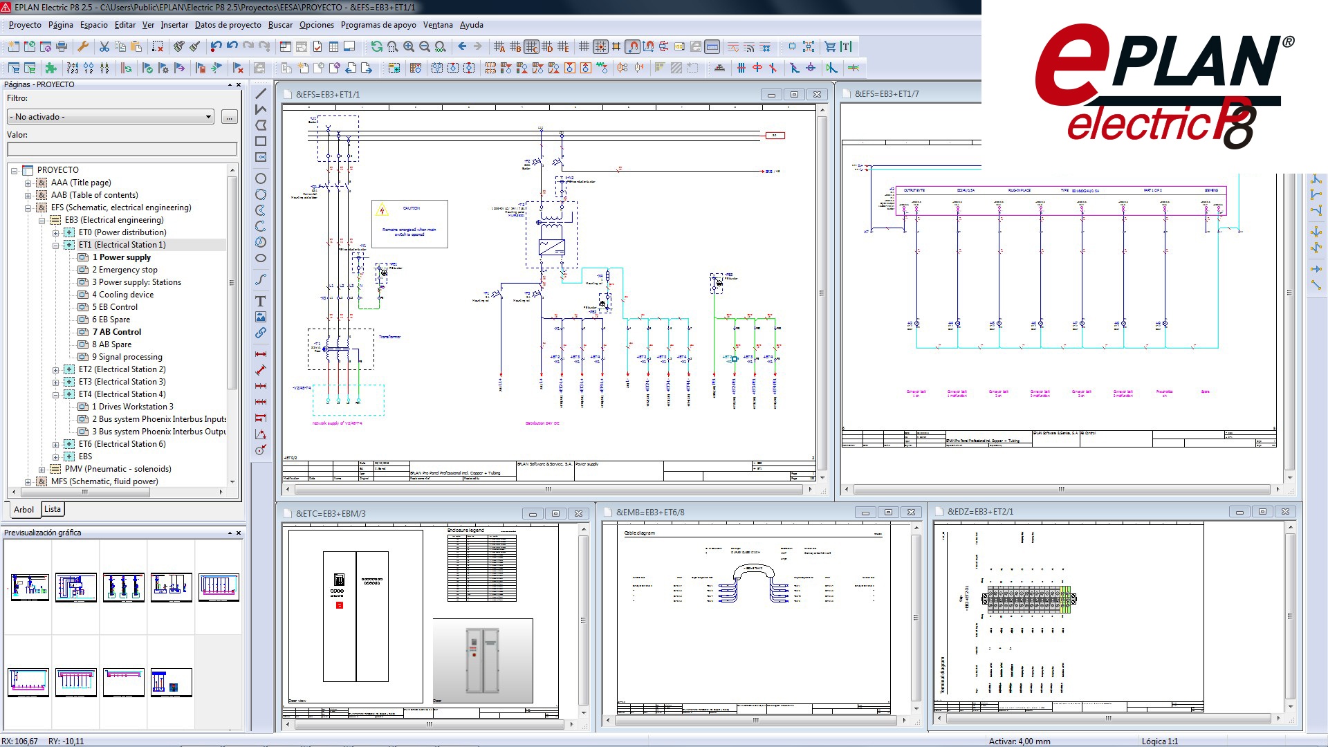 Demos online de EPLAN ES